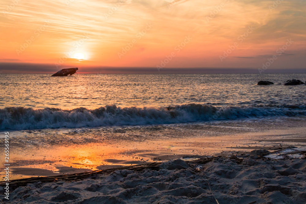 Spring Beach Sunset