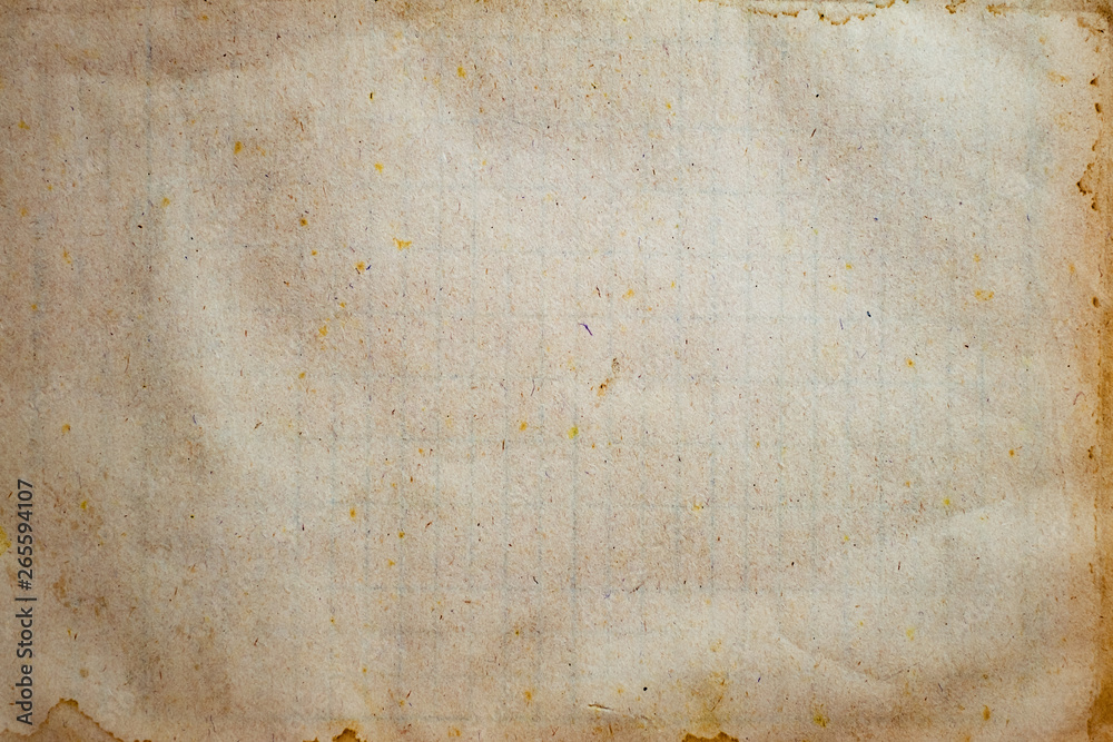 Aging, worn paper with water stains and rough edges Stock Photo | Adobe ...