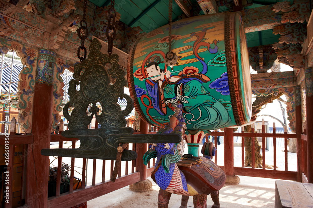 Sudeoksa Temple is a famous temple in Korea. Stock Photo | Adobe Stock
