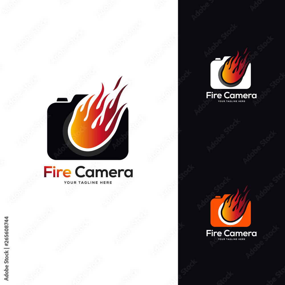 hot technology logo designs, flame and photo technology logo symbol ...