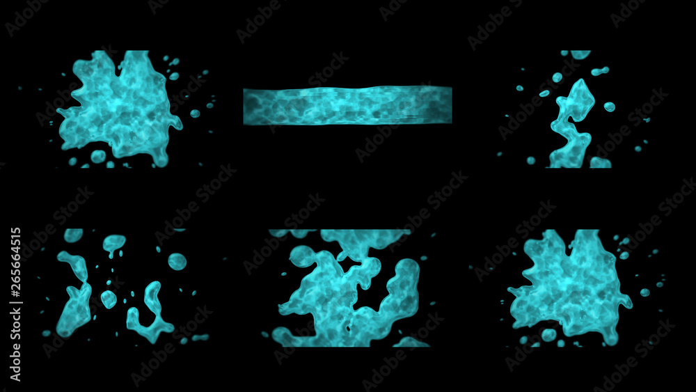 Water Transitions Stock Template | Adobe Stock