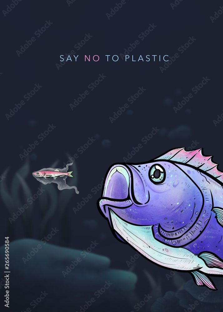 Campaigning against the plastic pollution that effects to aquatic ...