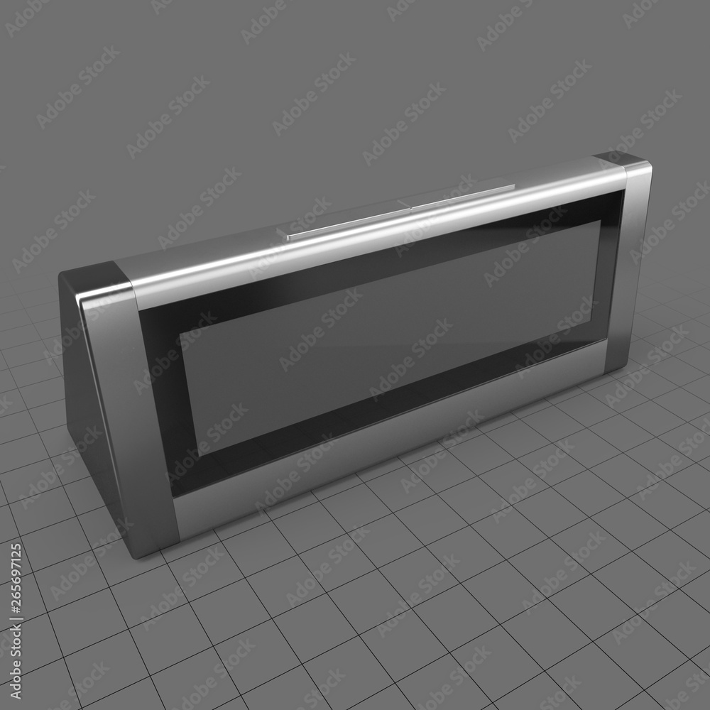 Digital alarm clock Stock 3D asset | Adobe Stock