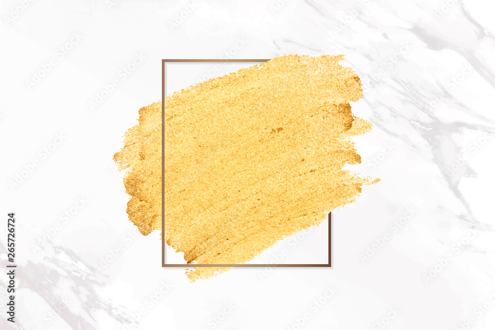 Gold makeup smudge Stock Vector | Adobe Stock