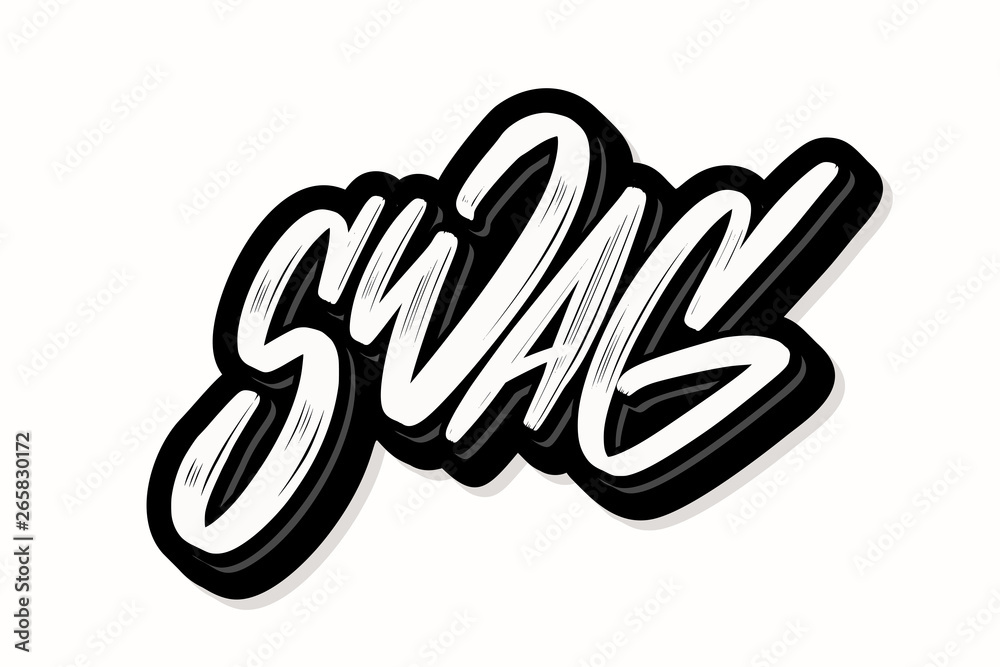 Swag. Vector lettering. Stock Vector | Adobe Stock