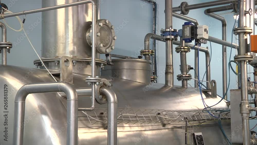 Pharmaceutics. Manufacture of syringes. Installation for sterilization ...