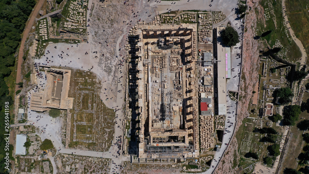 Aerial View Of Acropolis