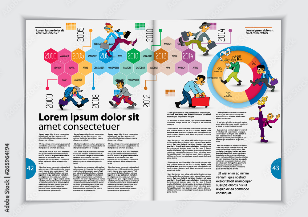 Design vector template brochures, flyers, presentations for business ...