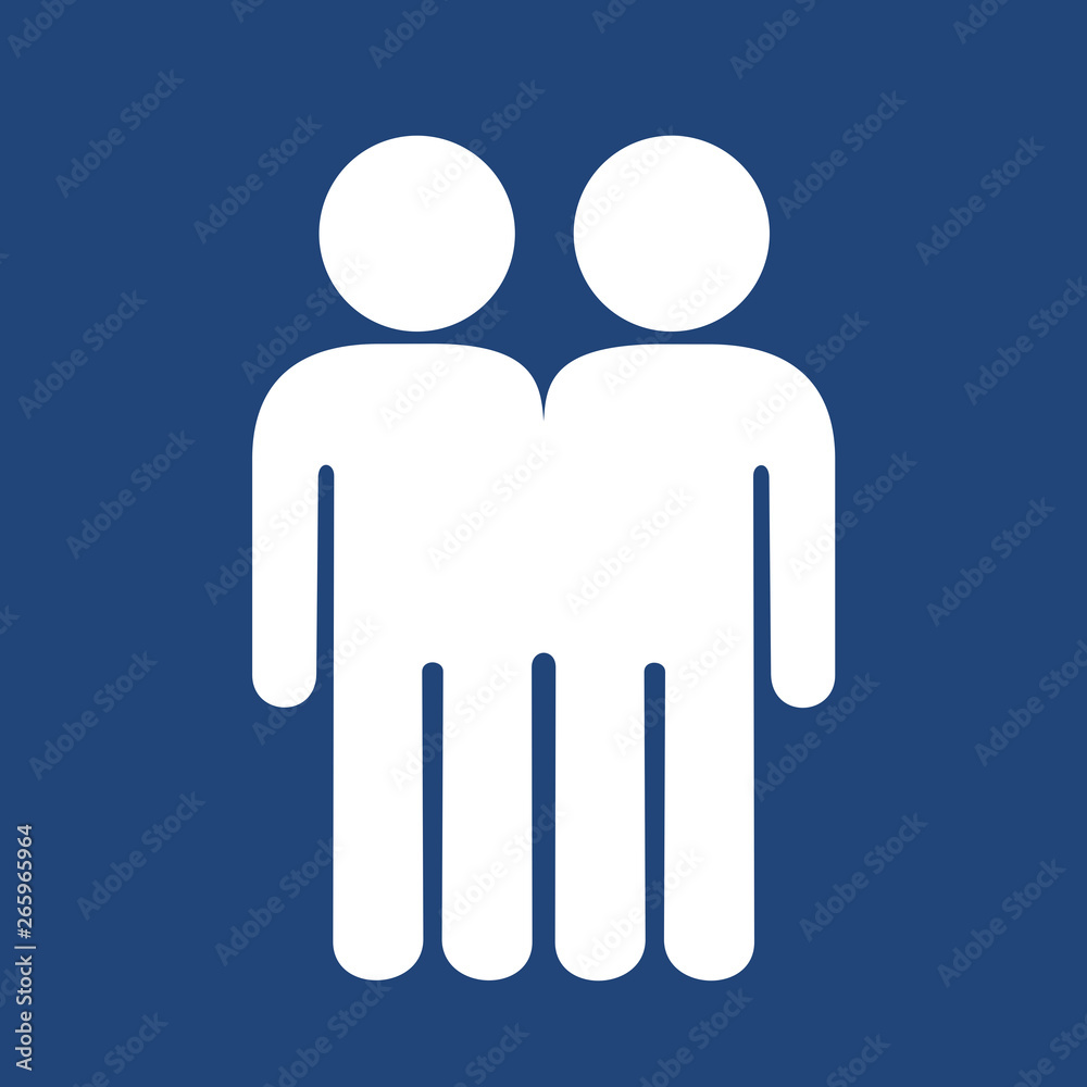 Siamese and conjoined twins - two siblings hare connected body. Inborn ...