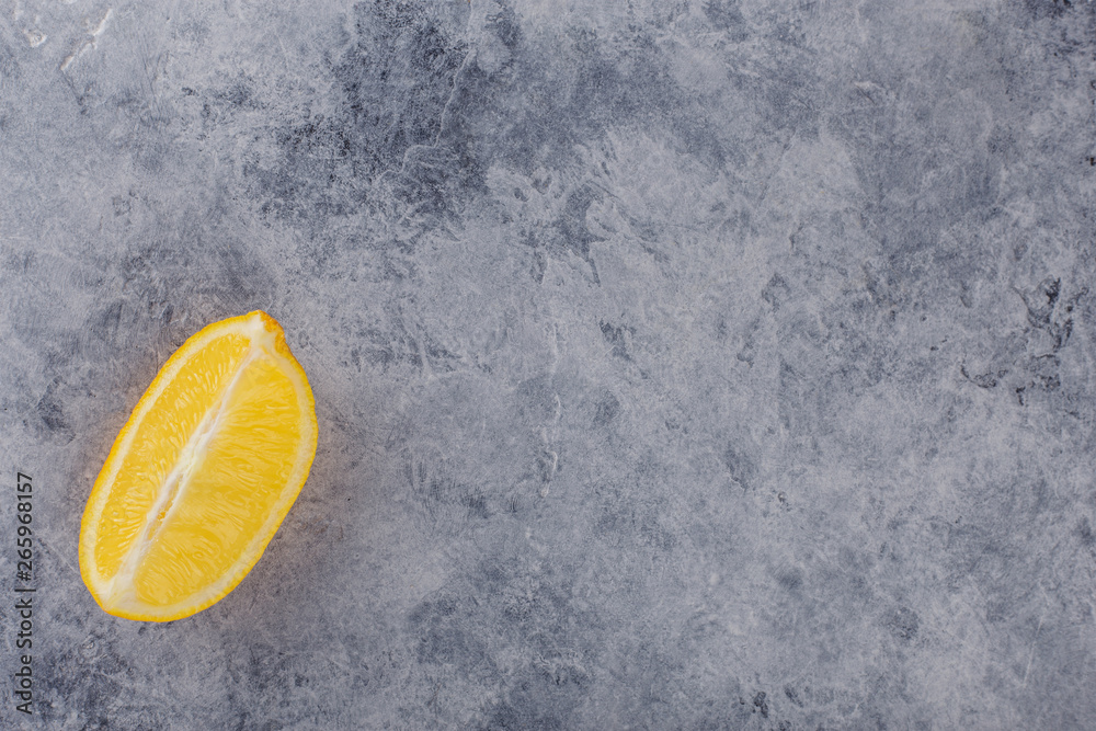 Lemon. Image of stone texture. An interesting background with a ...