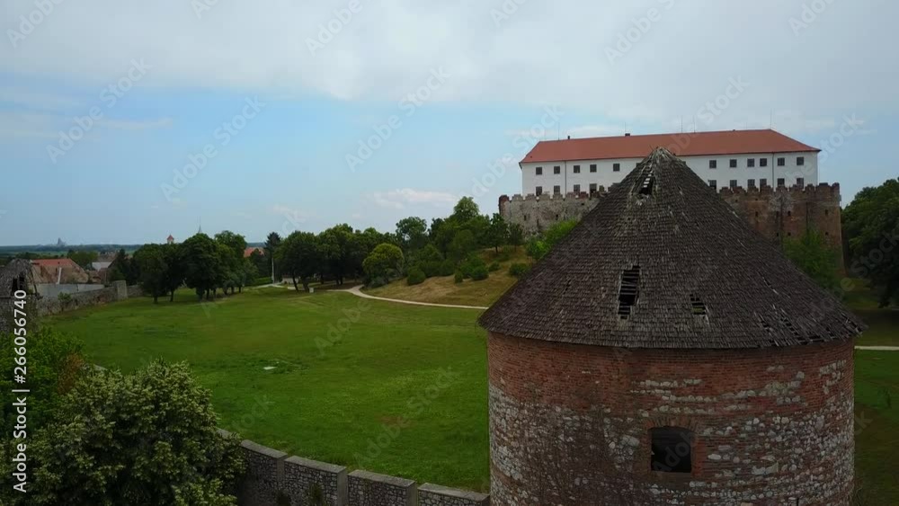 Siklos castle medieval fortification in Southern Hungary close the ...