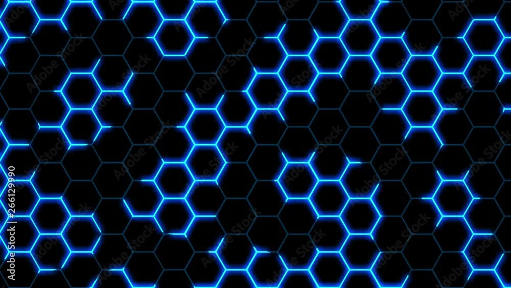 Hexagonal honeycomb texture movement. Uhd 4k background, backdrop ...