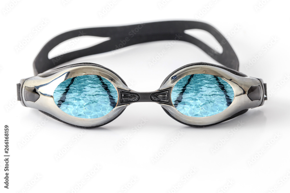 Close-up of swimming goggles Stock Photo | Adobe Stock