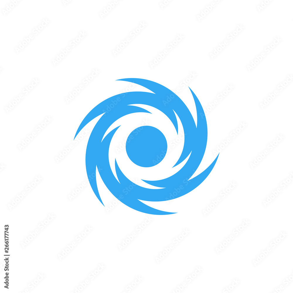 Vortex Vector Illustration Icon Logo for technology business health ...