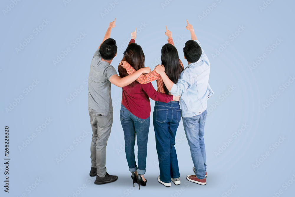 People Pointing At Something