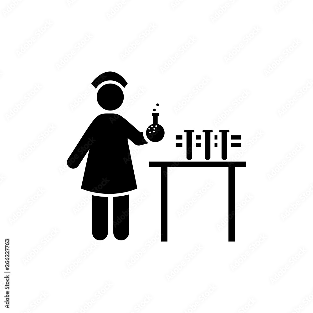 Experiment, lab, people, research icon. Element of aedes mosquito and ...