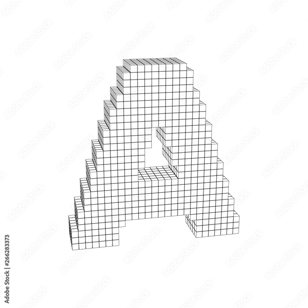 Capital Letter A Outline