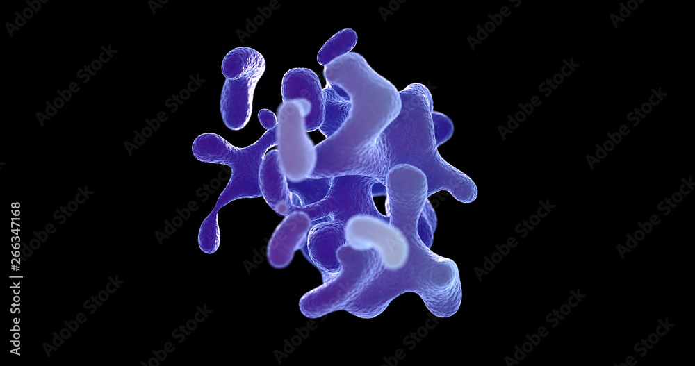 Abstract spherical bubble of a viscous fluid. Microscopic effect ...