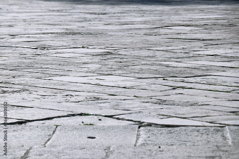 ground floor perspective old vintage stones walk surface wallpaper ...