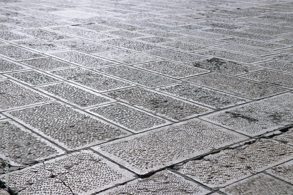ground floor perspective old vintage stones walk surface wallpaper ...