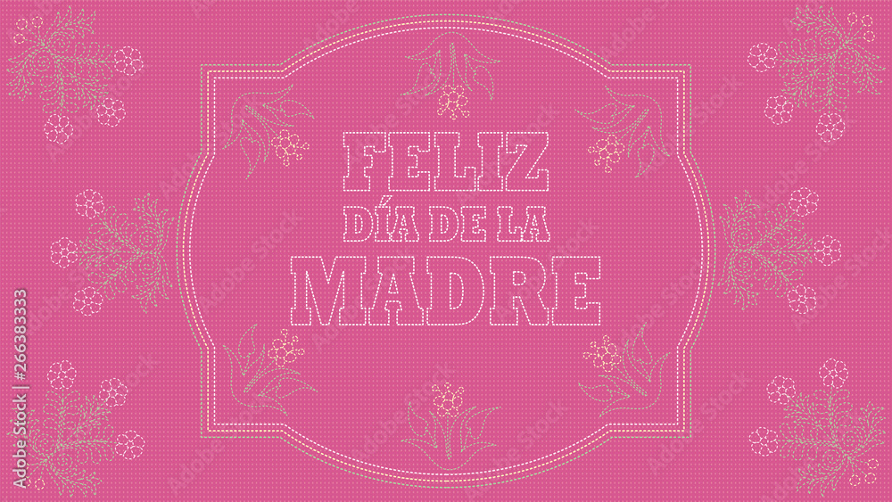 Feliz Dia de la Madre - Happy Mothers Day in Spanish language - Card ...