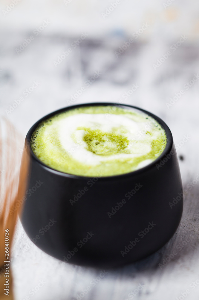 Matcha latte Stock Photo | Adobe Stock