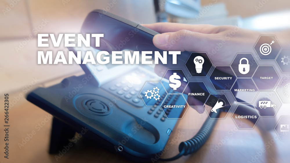 Event management Concept. Event management flowchart. Event management ...