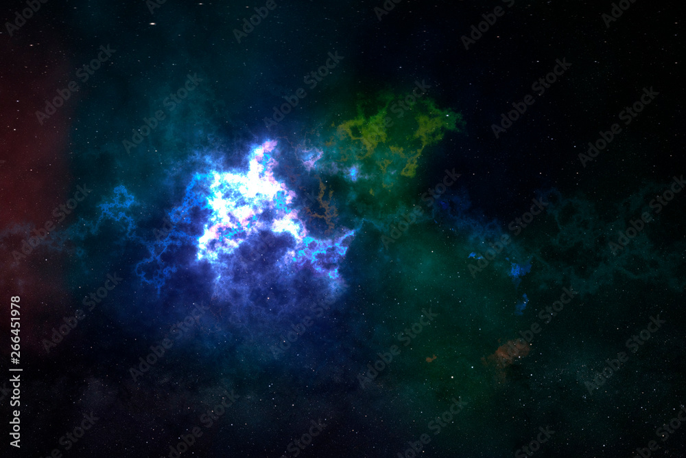 Red Star Nebula Nasa