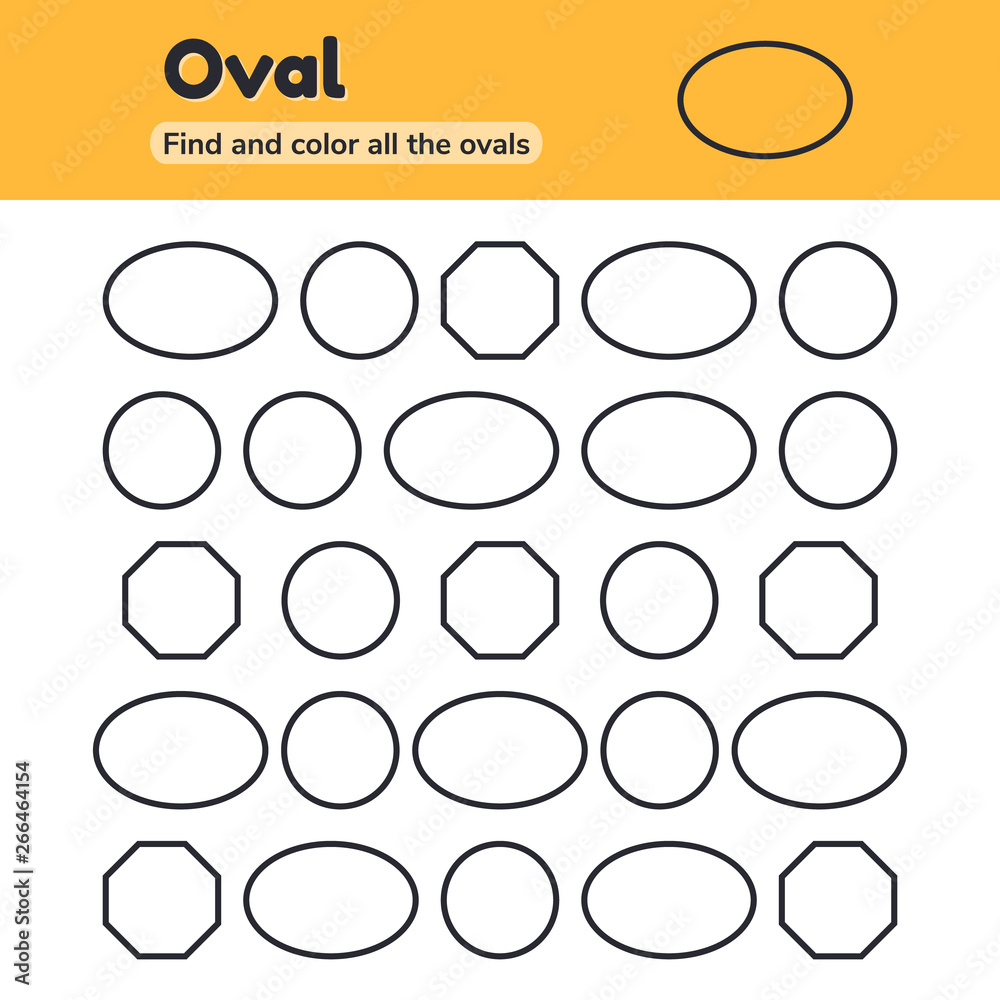 Vector illustration. Educational worksheet for kids kindergarten ...