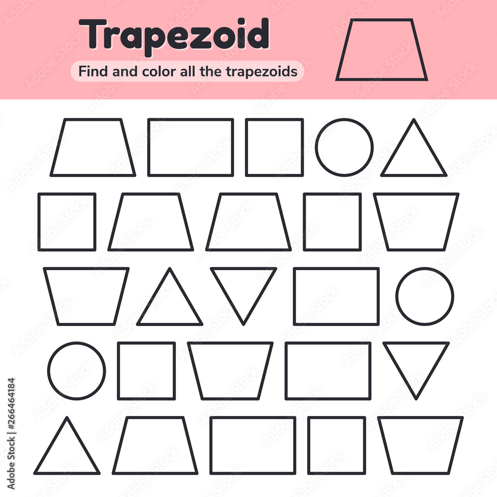 Vetor de Vector illustration. Educational worksheet for kids ...