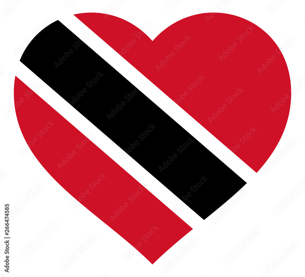 flag in heart vector illustration sign. Flag in the shape of Heart with ...