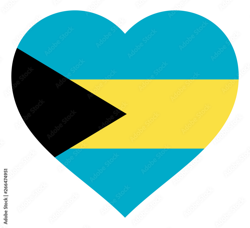 flag in heart vector illustration sign. Flag in the shape of Heart with ...
