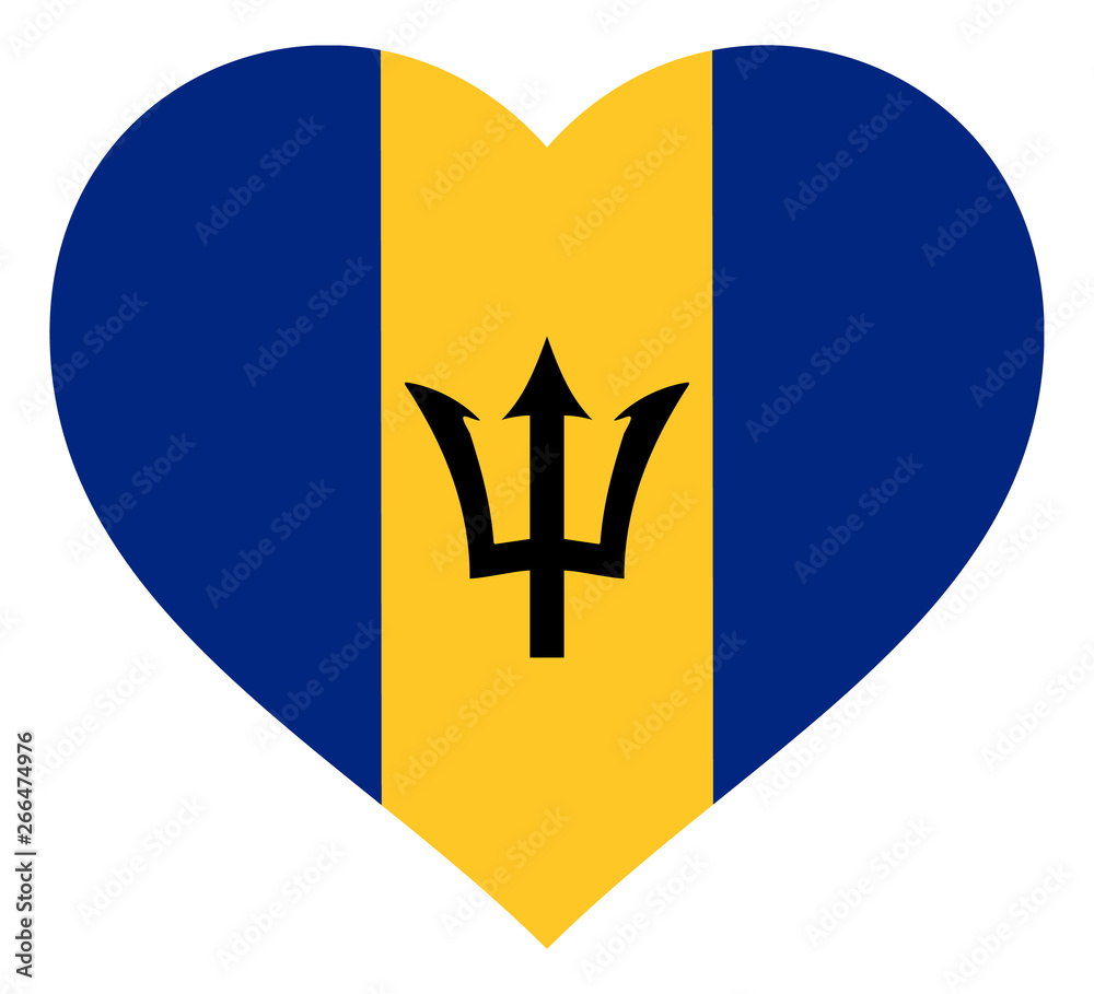 flag in heart vector illustration sign. Flag in the shape of Heart with ...