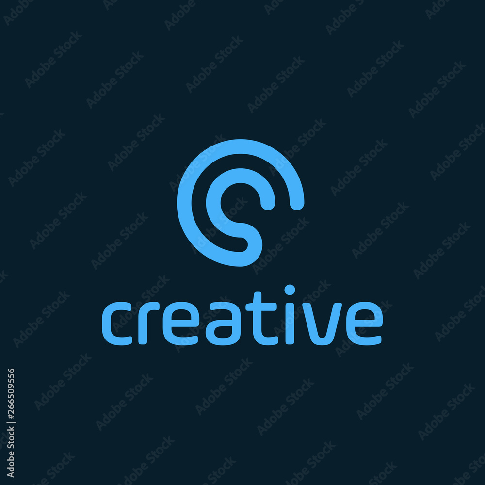 Modern logo concept. Letter s. Template project, business card. Vector ...