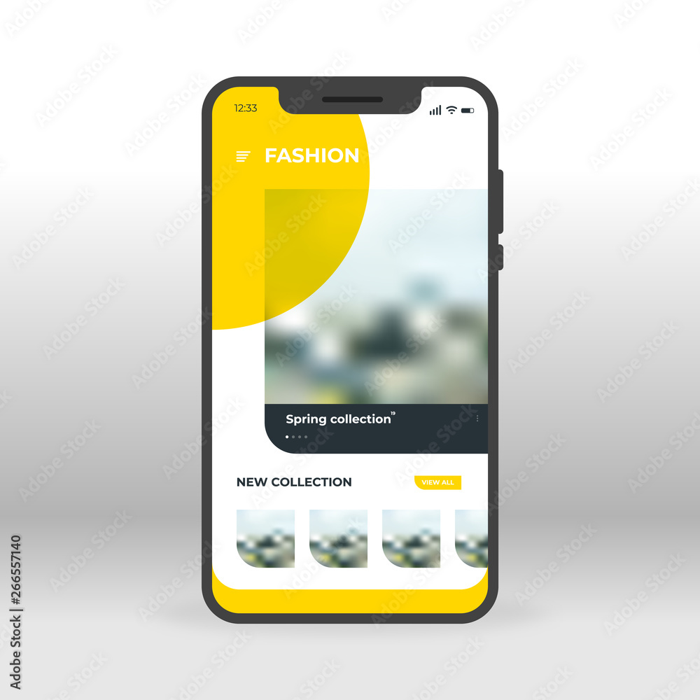 Fashion App Login Screens
