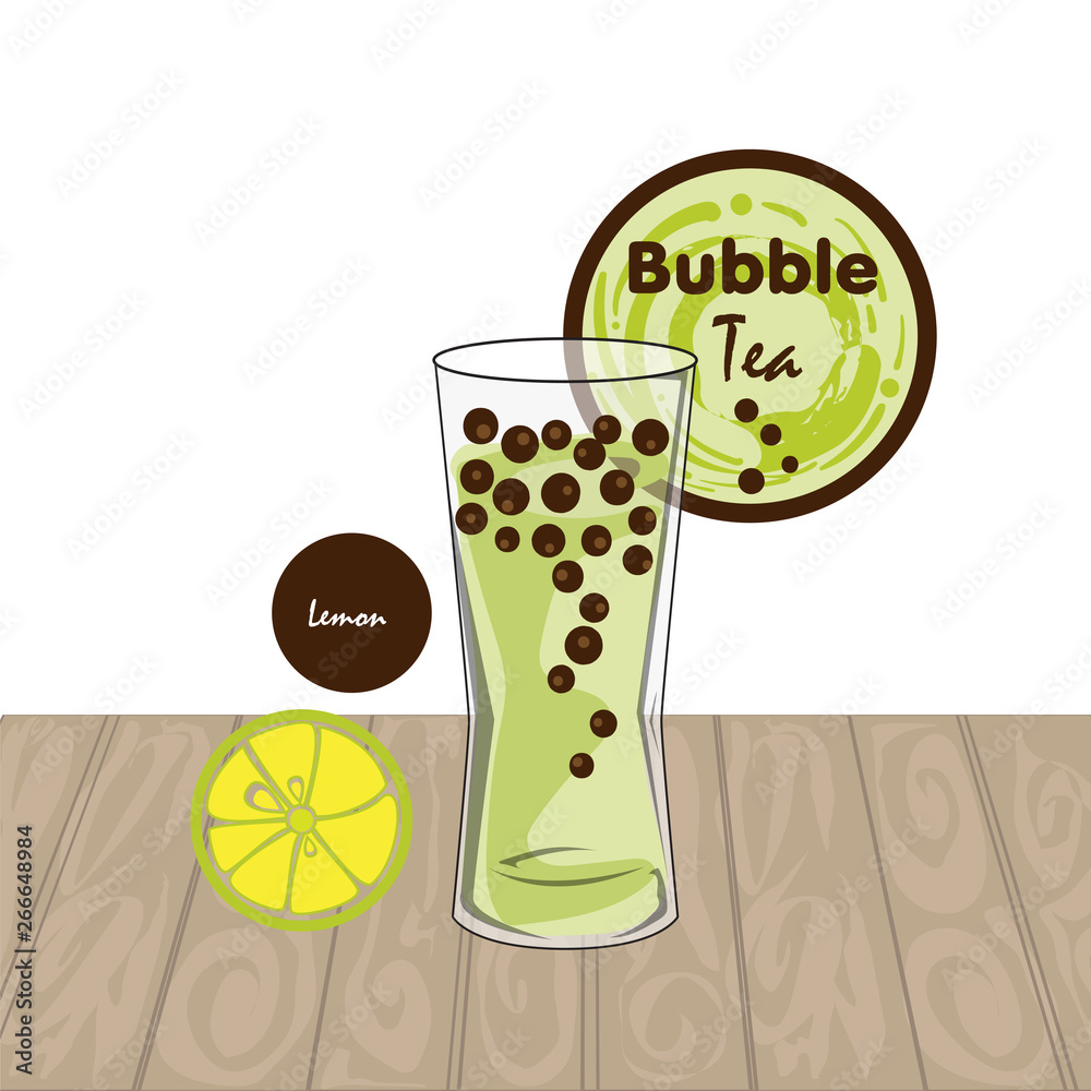 bubble tea graphic cup Stock Vector | Adobe Stock