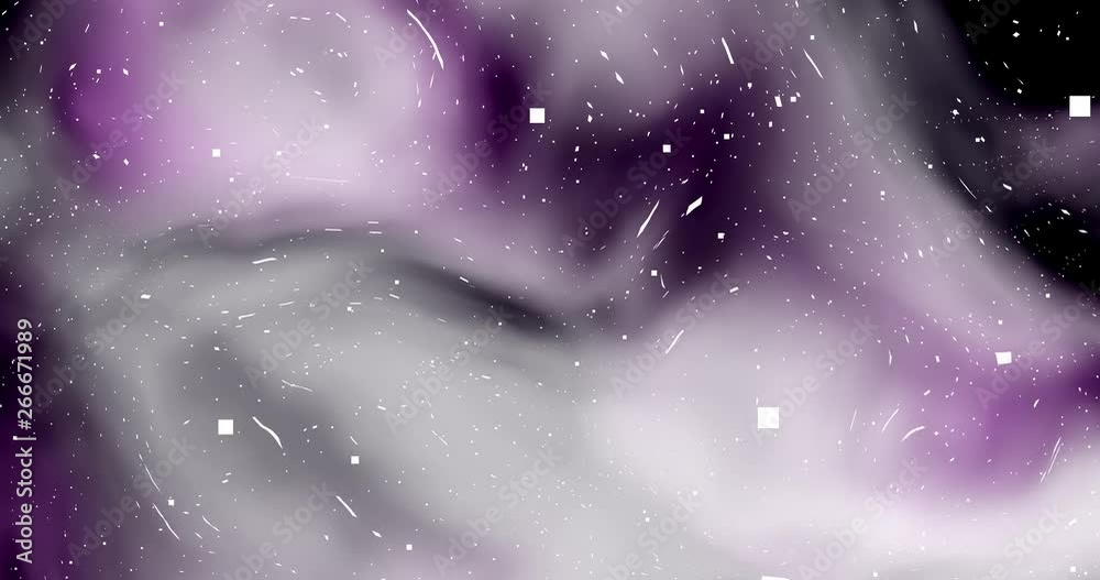 Seamlessly loopable 4k video of soft liquid plastic nebula in space ...