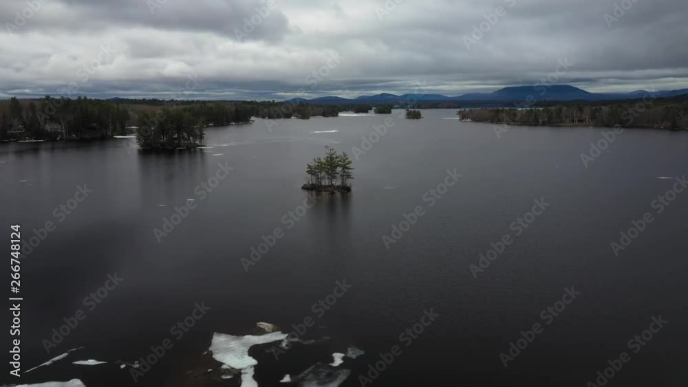 Vidéo Stock Baxter State national park in Millinocket, USA with its ...