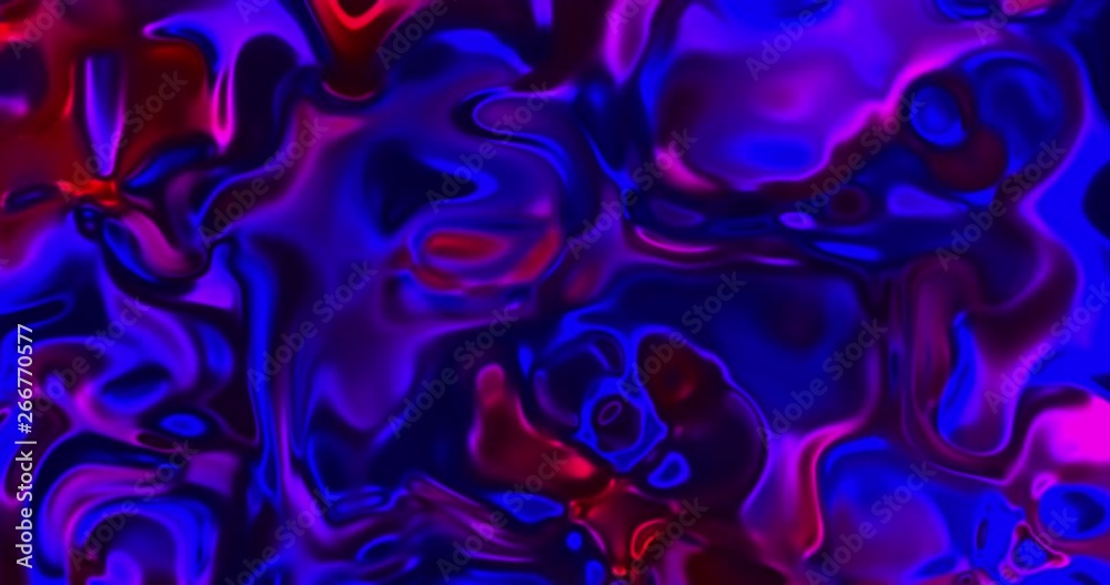 Seamless loop able 4k background video of everchanging molted liquid ...