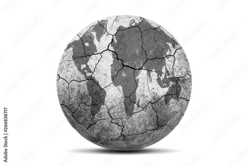 Cracked Globe