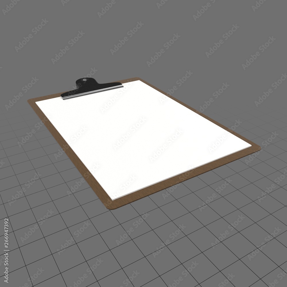 Clipboard Stock 3D asset | Adobe Stock