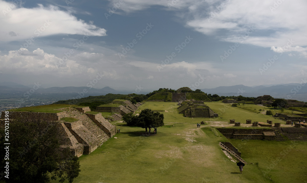 Ruinas prehispanicas de Monte Albán Oaxaca Stock Photo | Adobe Stock
