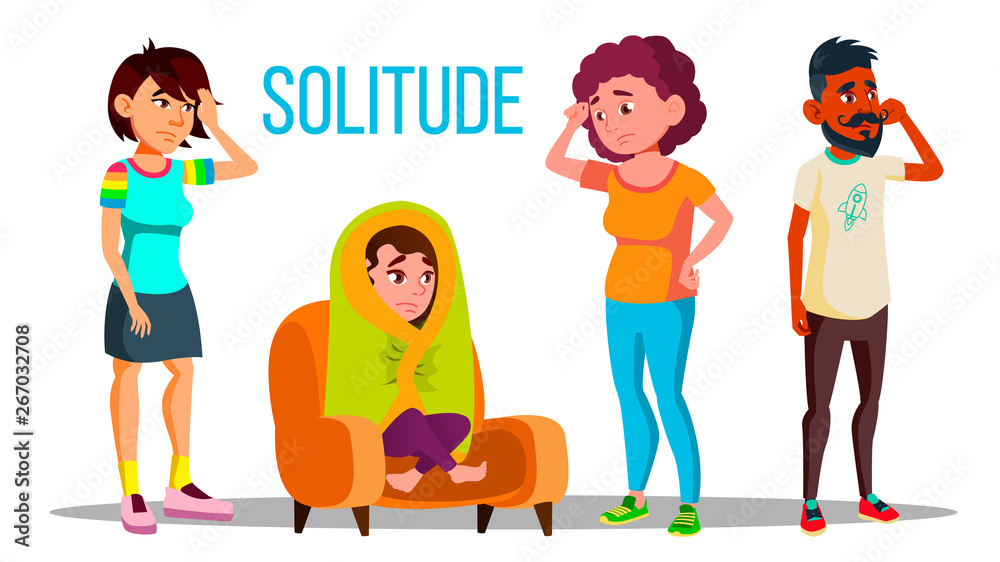 A Group Of People Crying Cartoon