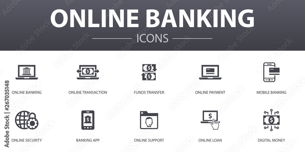 Online Banking Icons