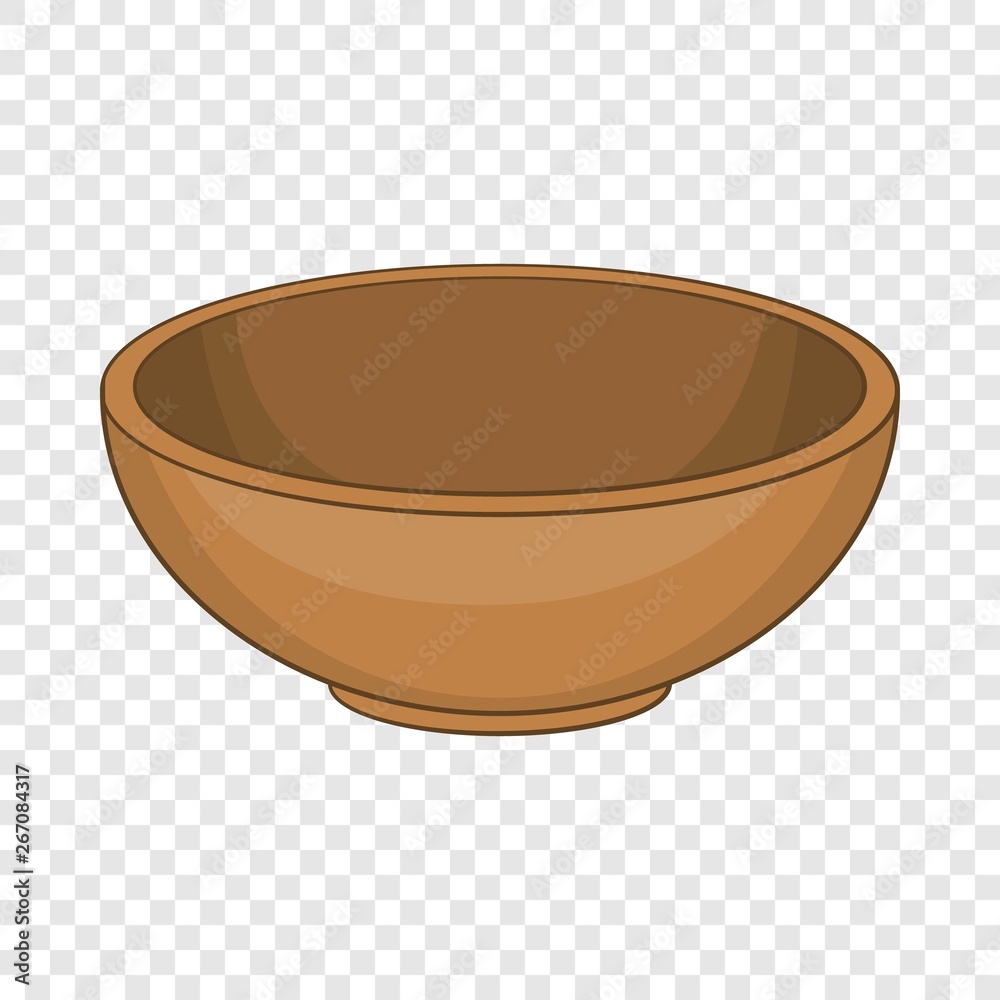 Big bowl icon. Cartoon illustration of big bowl vector icon for web ...
