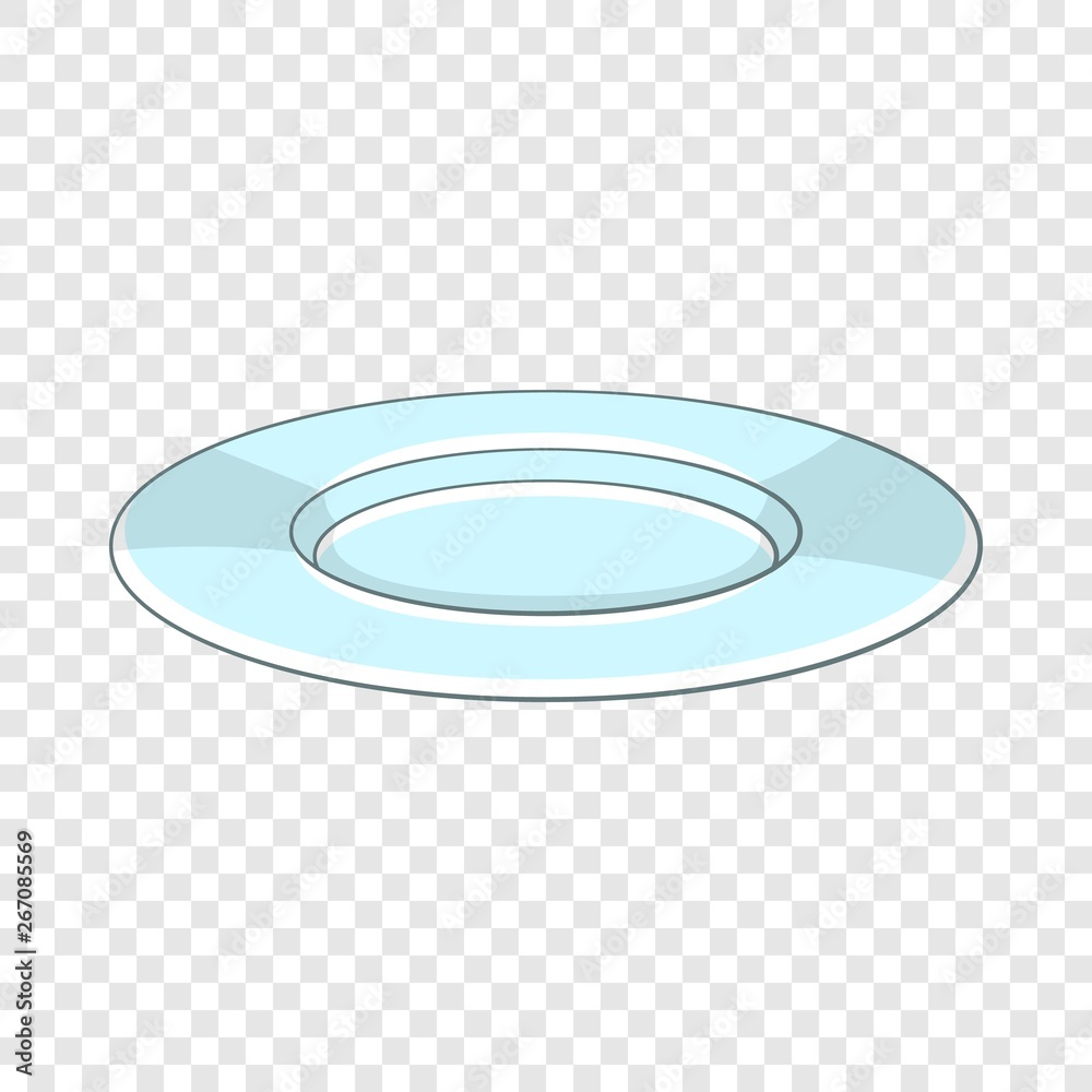 Plate icon. Cartoon illustration of plate vector icon for web Stock ...