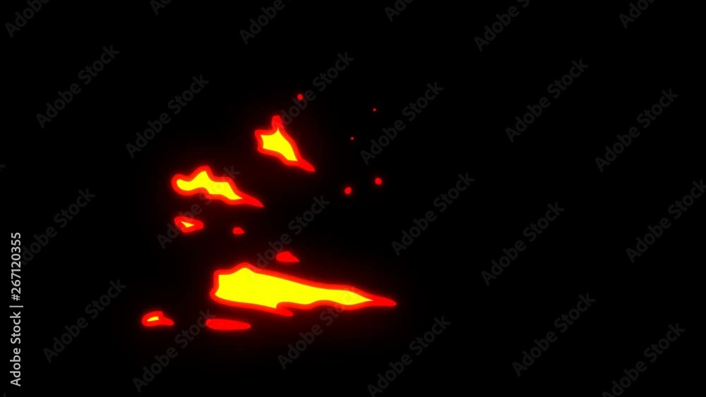 Hand Drawn Fire Elements Pack contains dynamic 2d cartoon fire elements. Easy to use. Just drop ...