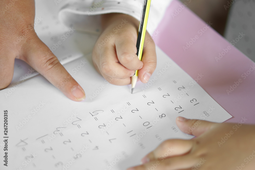 Child Writing Hand