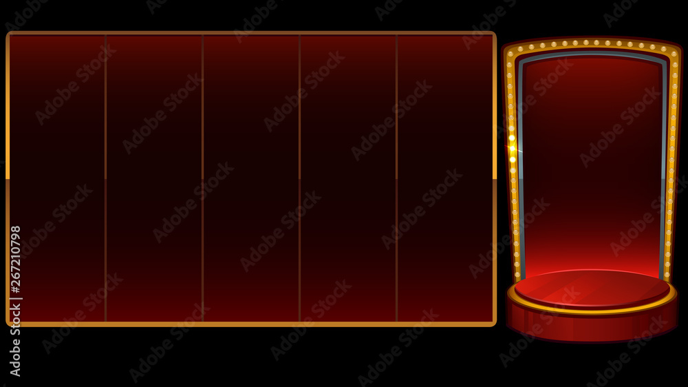 Background for slots game Stock Vector | Adobe Stock