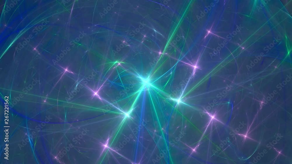 Futuristic Modern Dynamic Background with star rotation and light rays ...